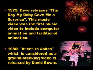 History of music videos | PPT