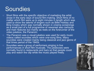 History of music videos | PPTX