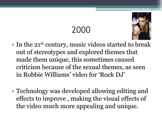 History of music videos | PPTX