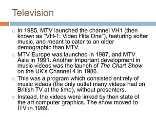 History of music videos | PPTX