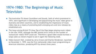 History of music videos | PPT