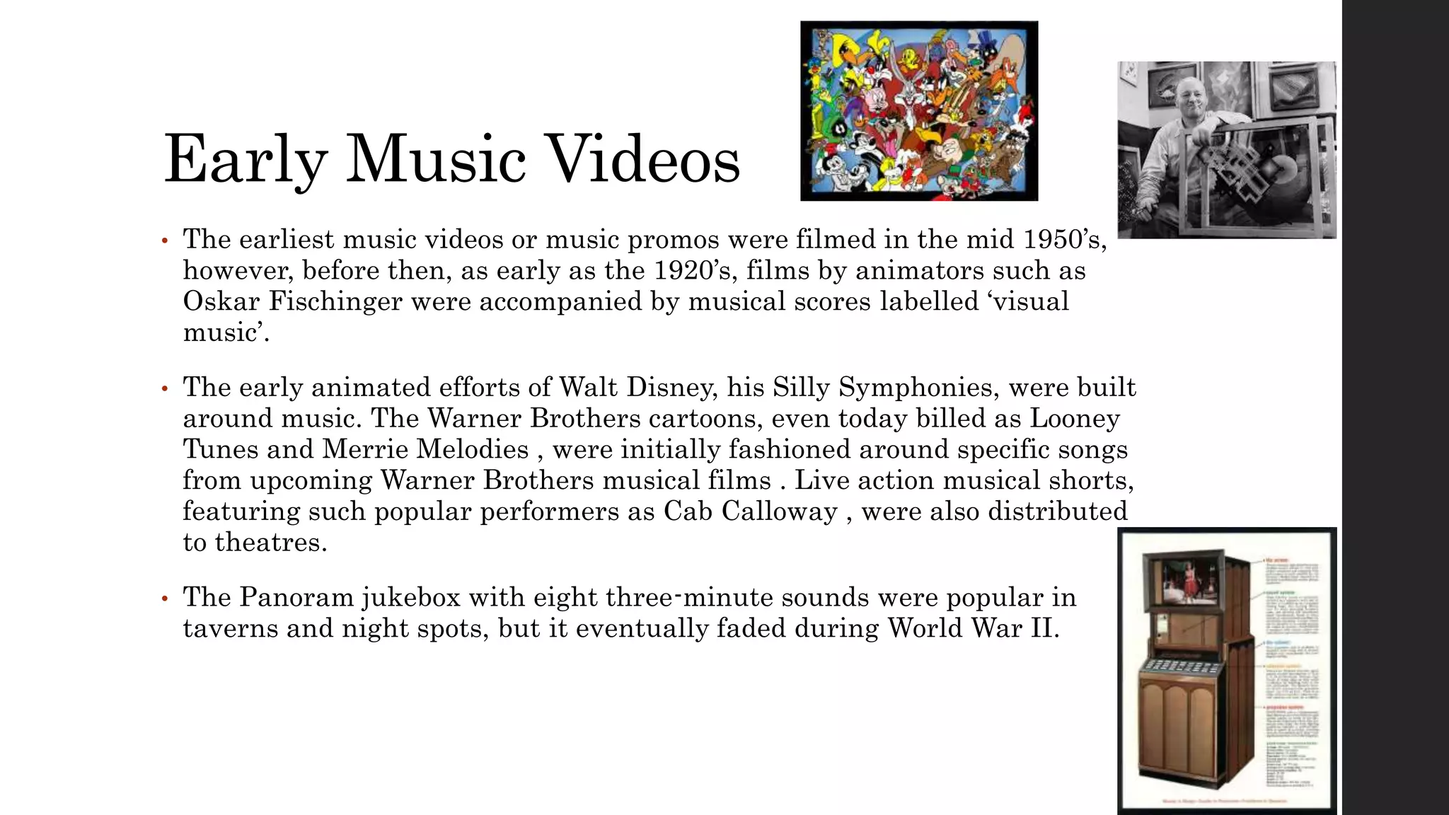 History of music videos | PPTX