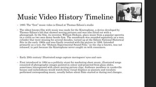 History of music videos | PPTX