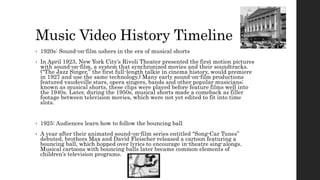 History of music videos | PPTX