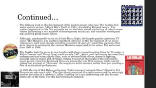 History of music videos | PPTX