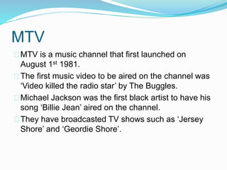 History of music videos | PPTX