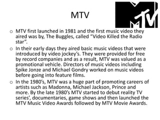 History of music videos | PPT