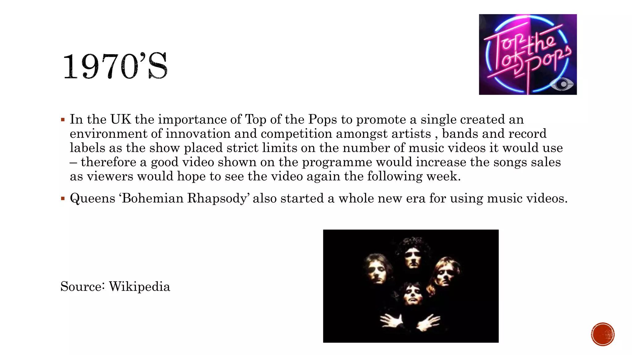 History of music videos | PPT