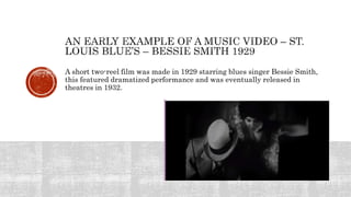 History of music videos | PPT