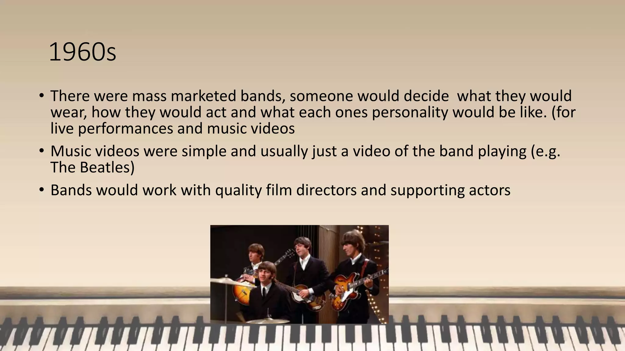 Brief history of music videos | PPT