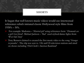 History of music videos | PPT