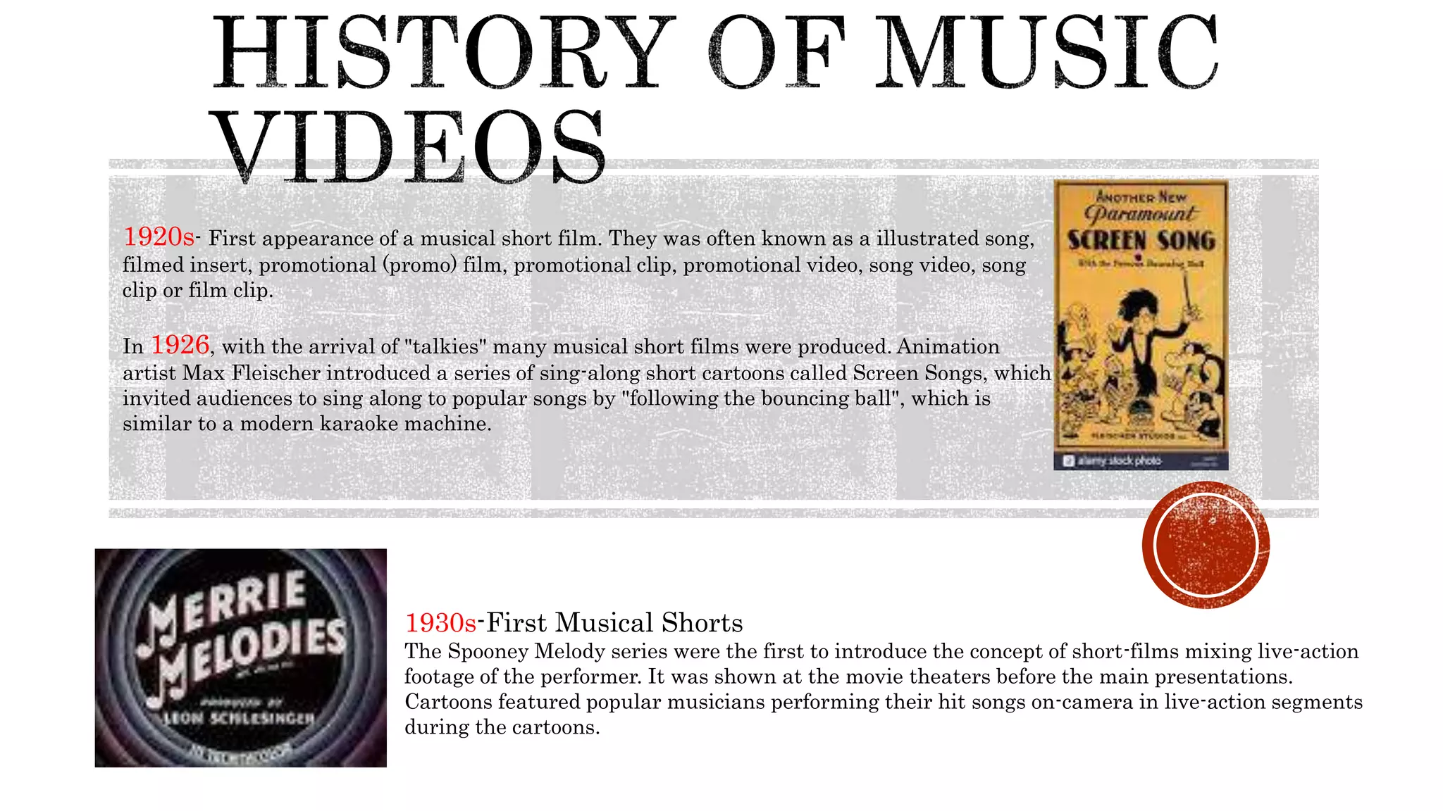 History of music videos | PPT
