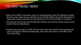 History of music videos | PPT