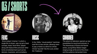History of Music Videos.pdf a level media presentation | PDF