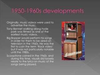 History of music videos (2) | PPT