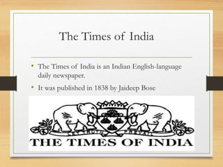 History of muslim & hindu press in subcontinent and their contribution ...