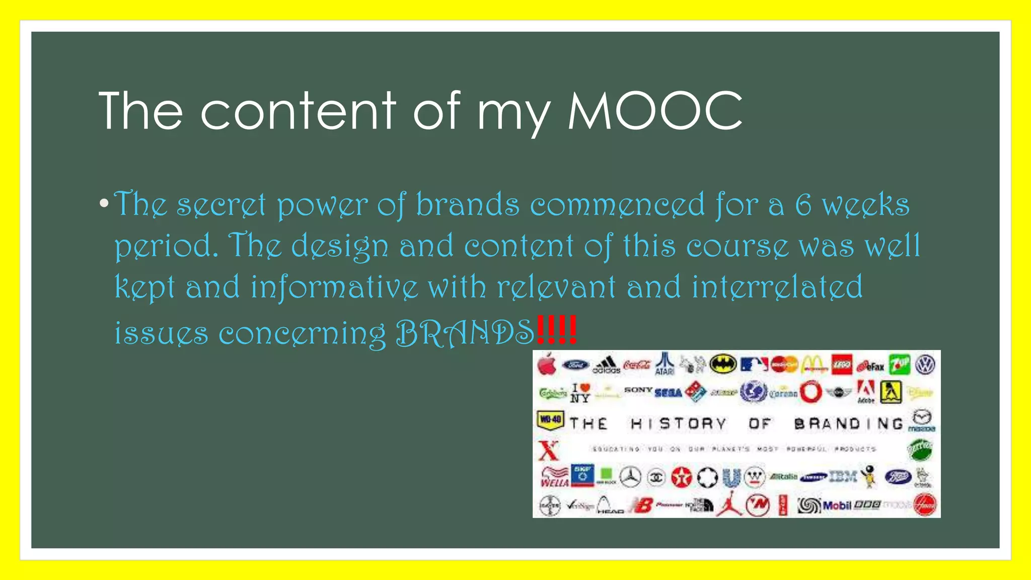 History of my mooc | PPT