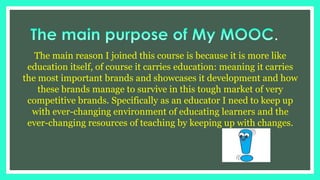 History of my mooc | PPT