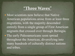 US 1: History of native american tribes | PPTX