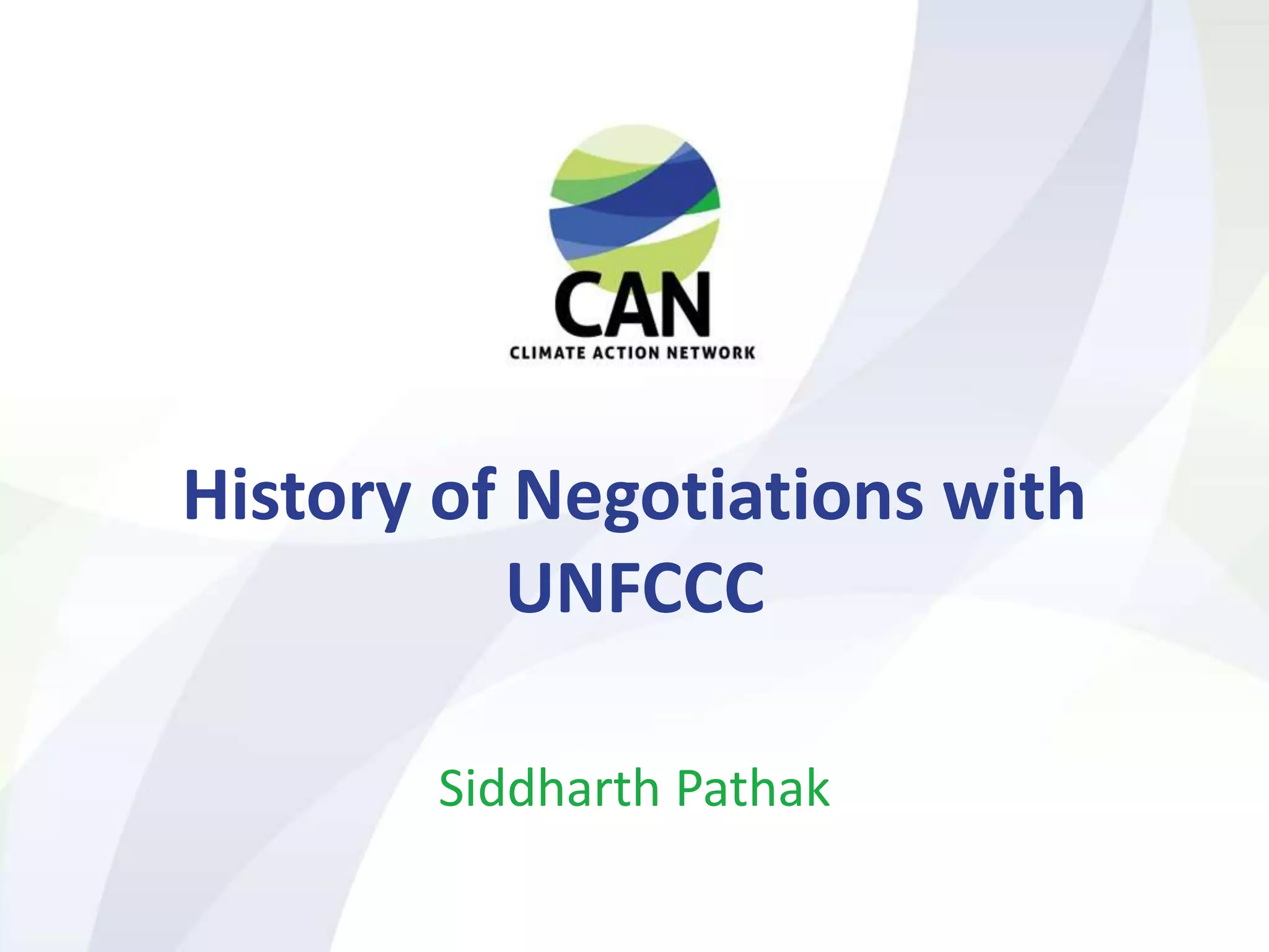 History of Negotiations | PPTX