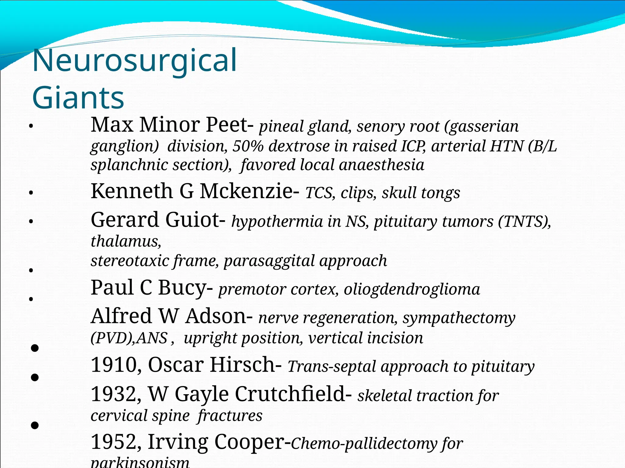 History of Neurosurgery superspeciality | PPTX