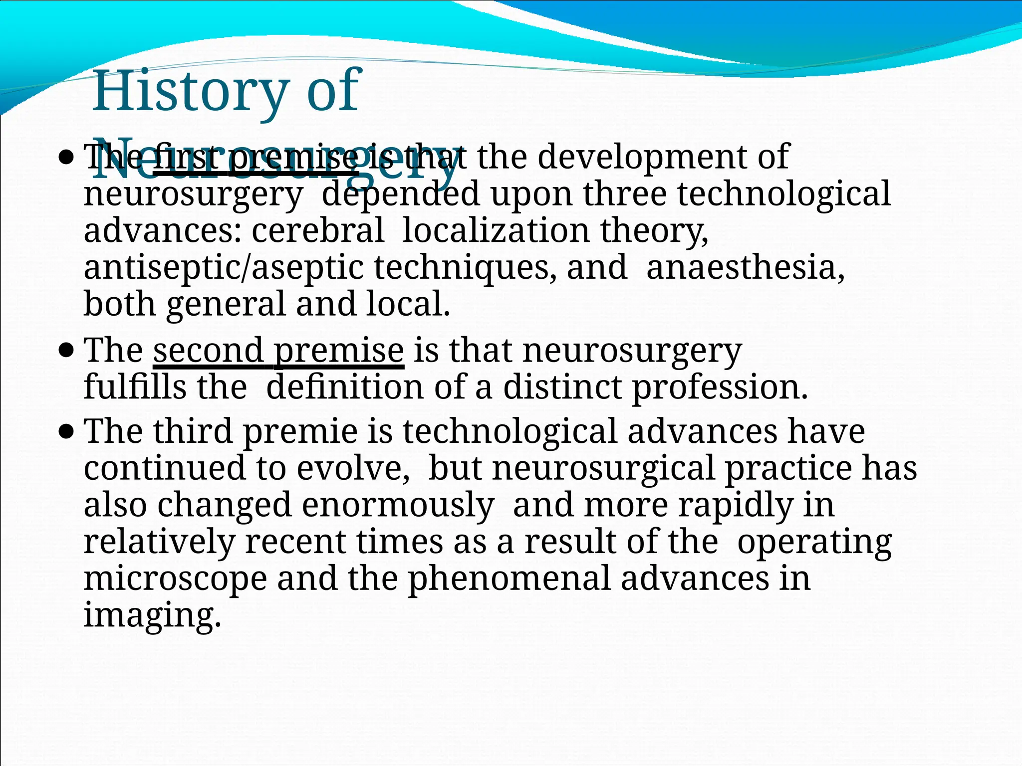 History of Neurosurgery superspeciality | PPTX