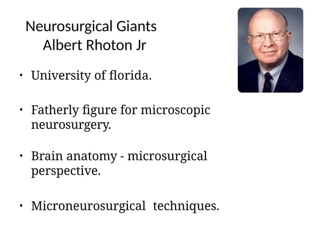 History of Neurosurgery and indian neurosurgery | PPT