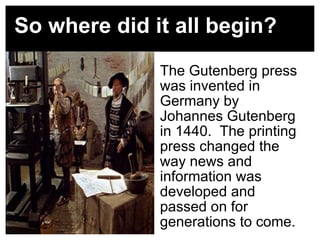 History Of Newspapers | PPT