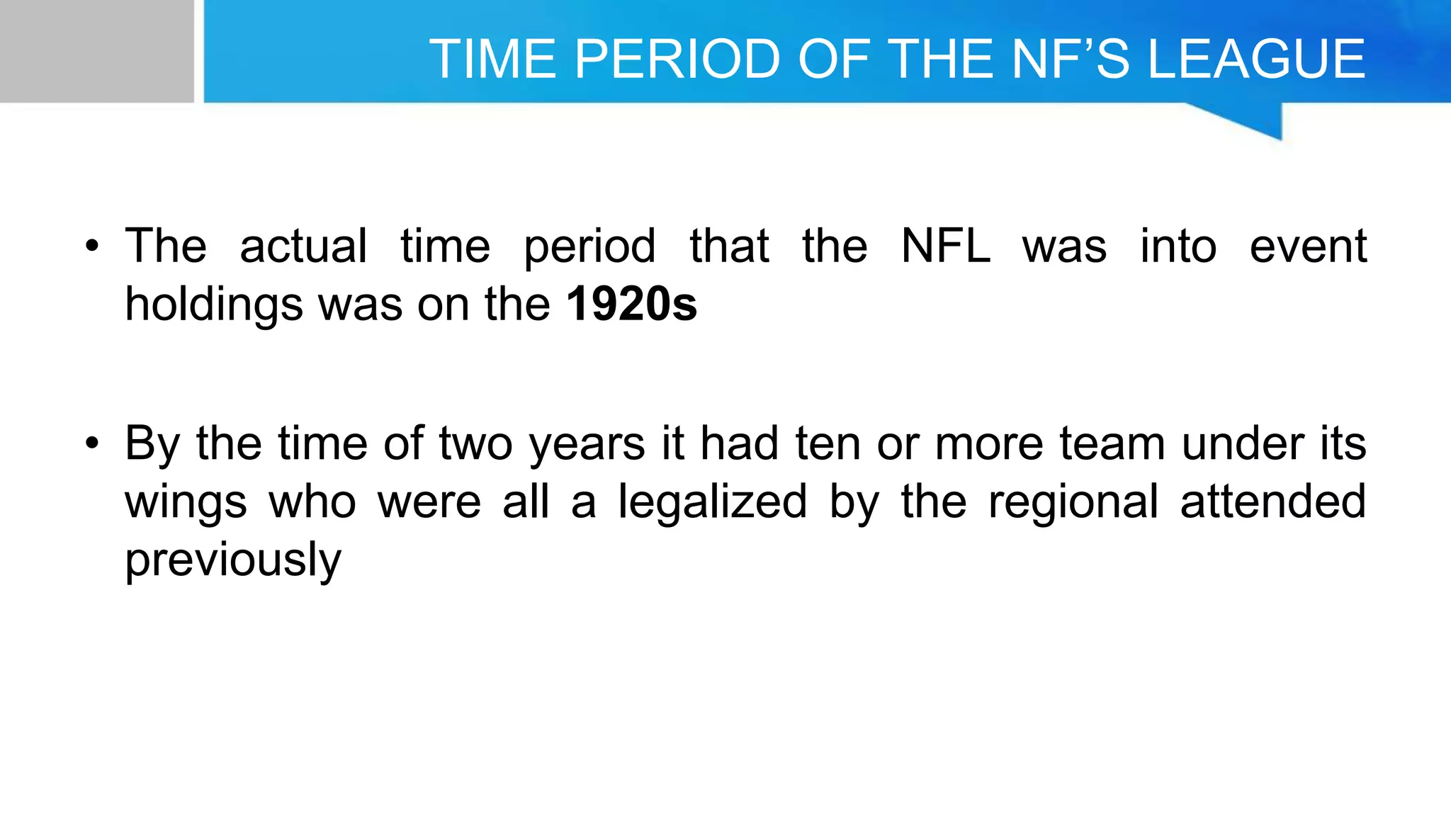 History of NFL | PPTX