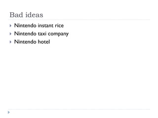 History of Nintendo | PPTX