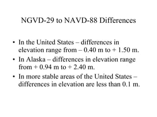 History Of North American Vertical Datums | PPT