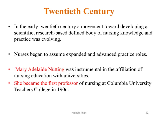 History of Nursing Chapter 1 1st lecture.ppt | Healthcare Industry ...