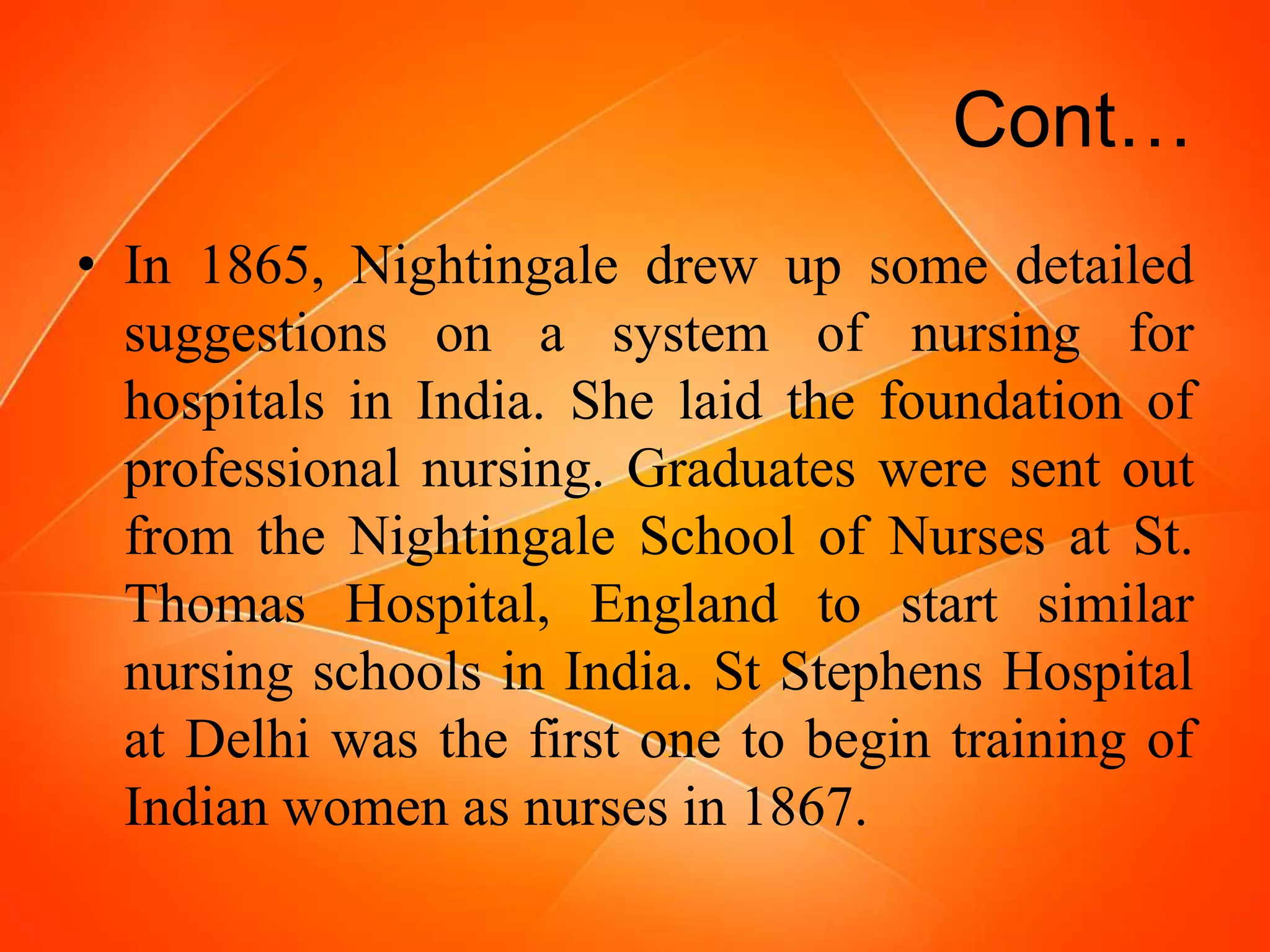 History of nursing education in india | PPTX