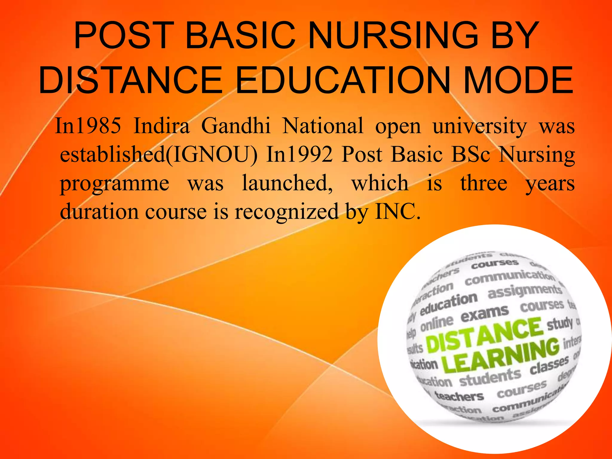 History of nursing education in india | PPTX