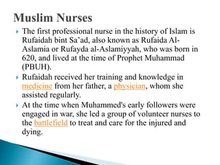 History of nursing By Asma Falak | PPTX