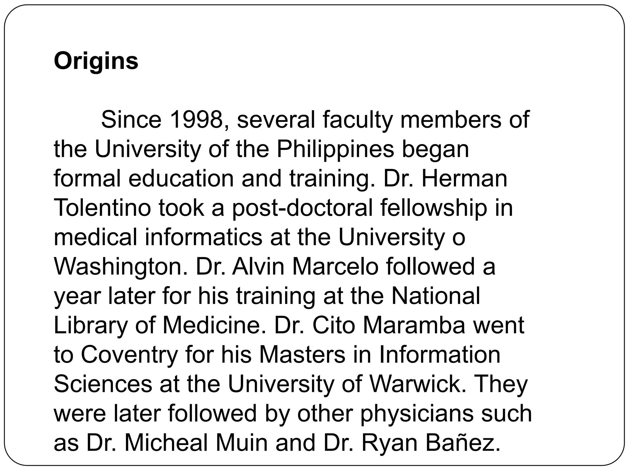 History of nursing informatics in the philippines | PPTX