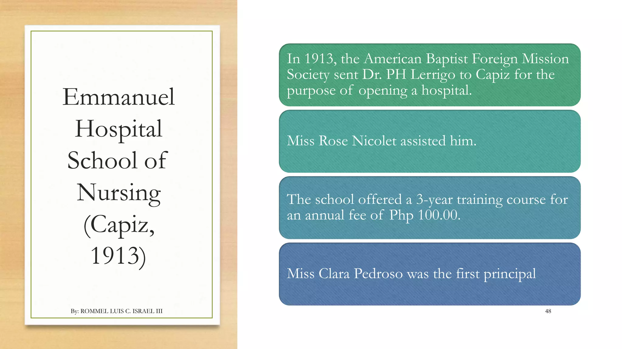 HISTORY OF NURSING IN THE PHILIPPINES | PPTX | Healthcare Industry | Industries
