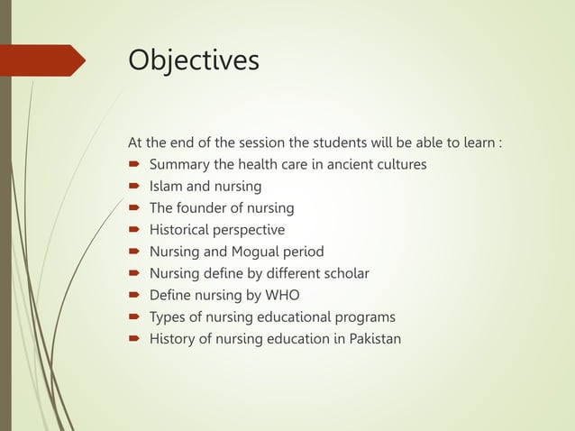 History of Nursing MS Summary of ancient cultures Historical ...