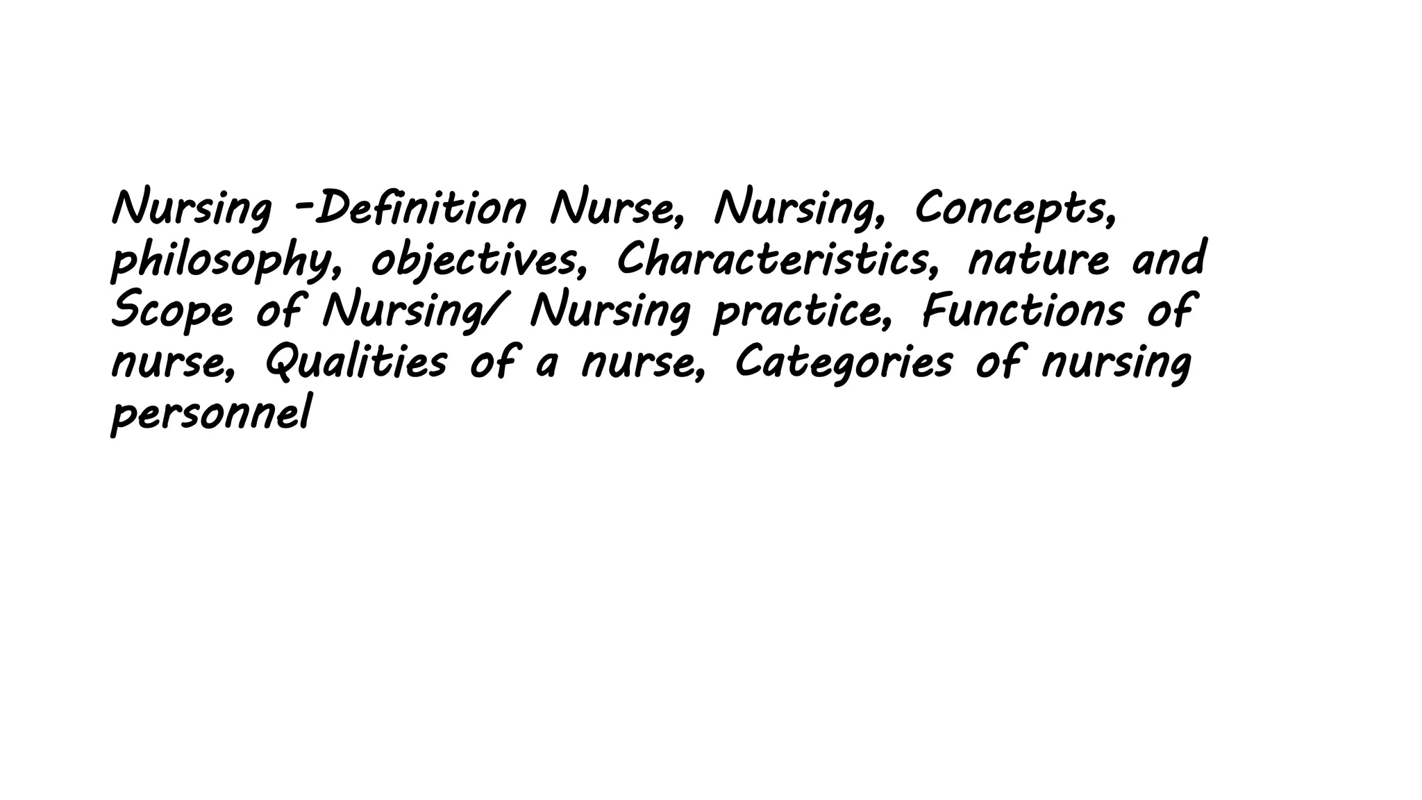 HISTORY OF NURSING PPT for First year BSC nursing students studying in ...