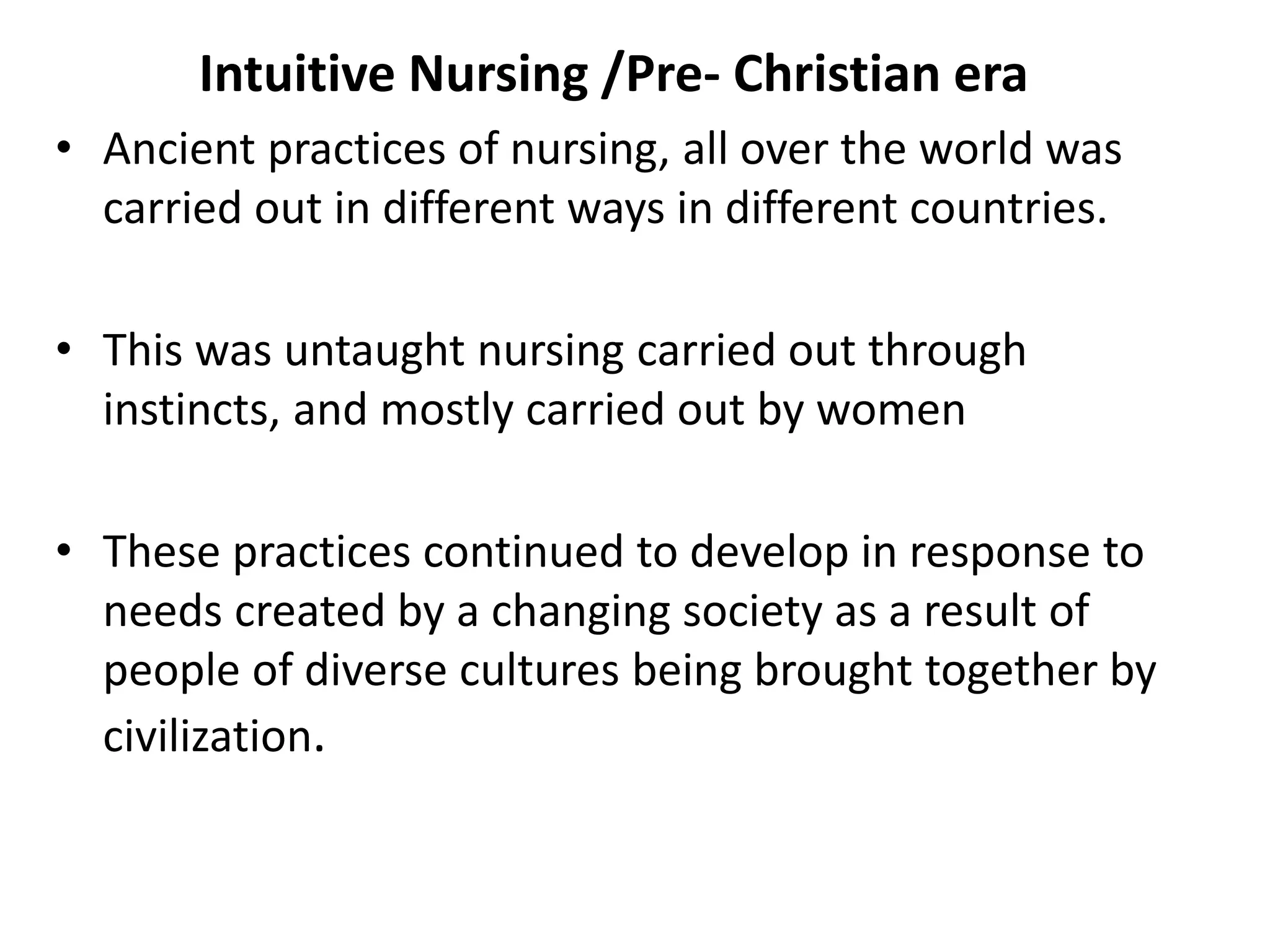 History of Nursing profession.pptx....... | PPTX | Healthcare Industry ...
