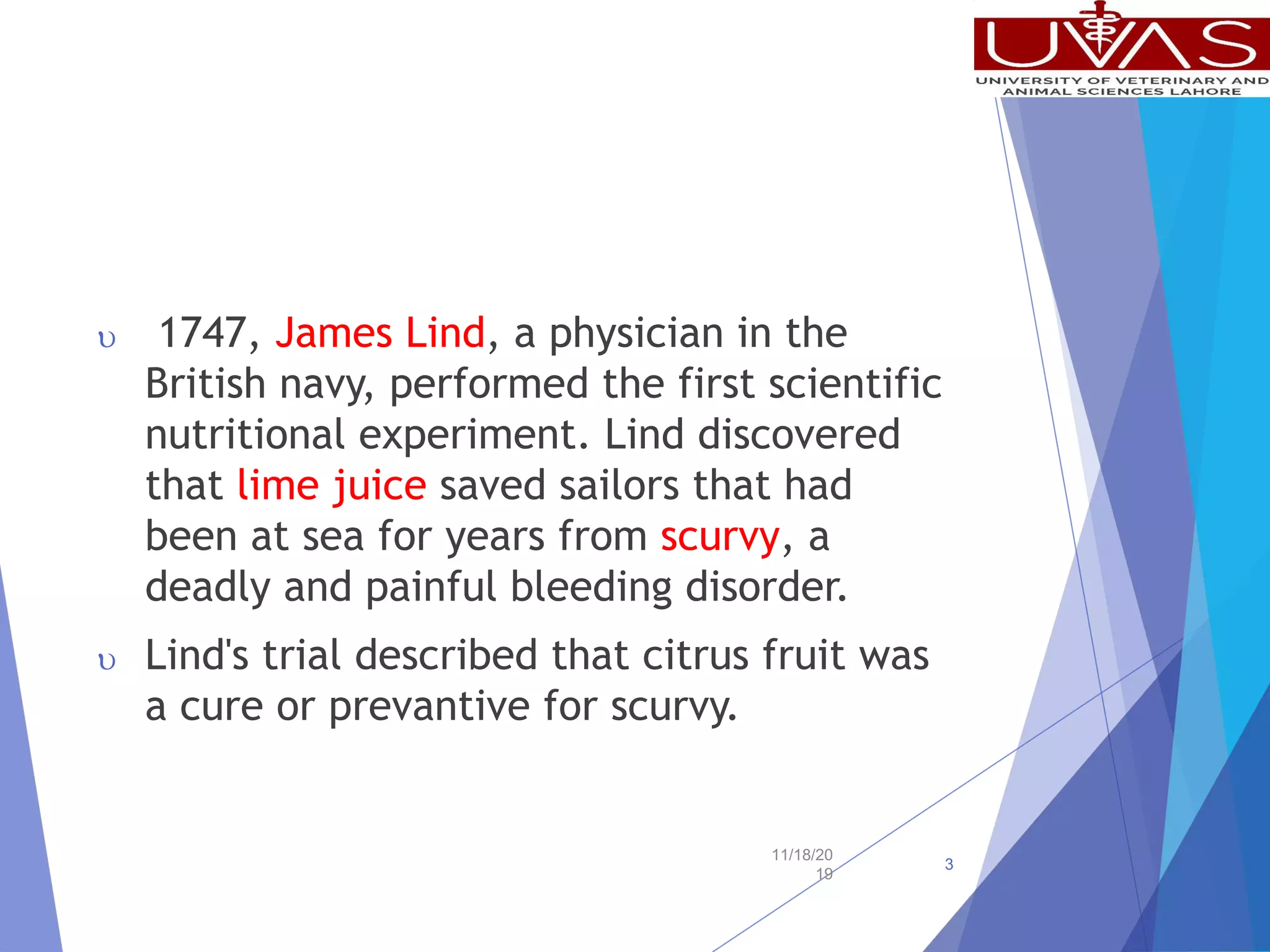 History of nutritional science | PDF