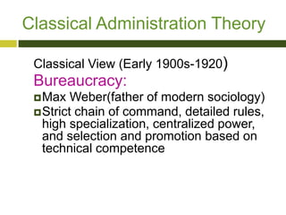 History of Management of Thoughts and OB | PPT