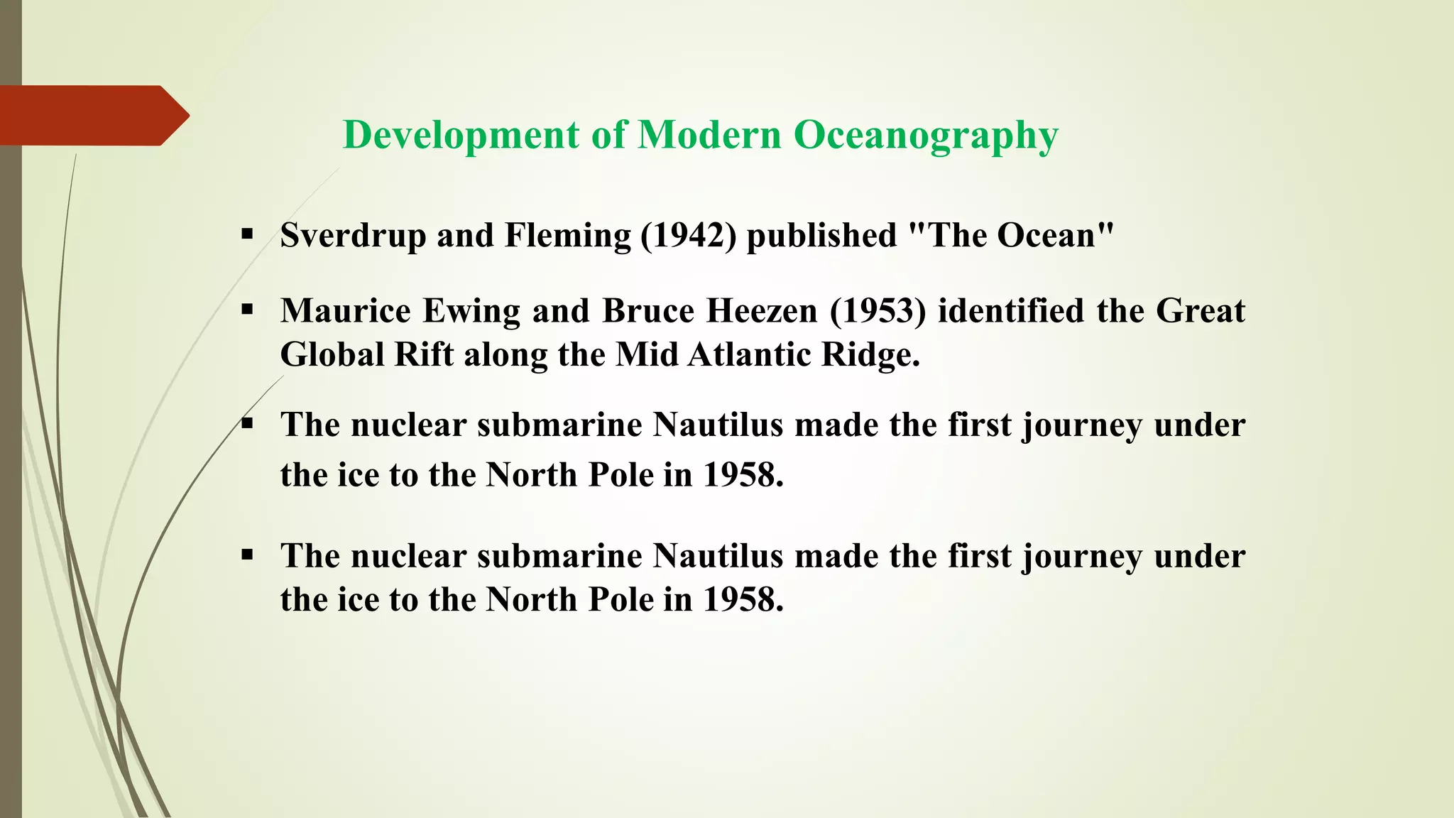 History of oceanography: origin and development | PPTX