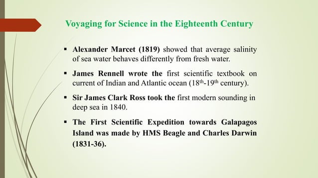 History of oceanography: origin and development | PPTX