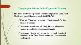 History of oceanography: origin and development | PPTX