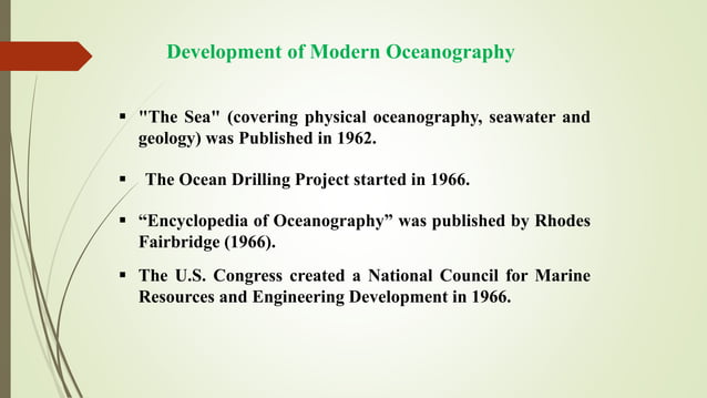 History of oceanography: origin and development | PPTX