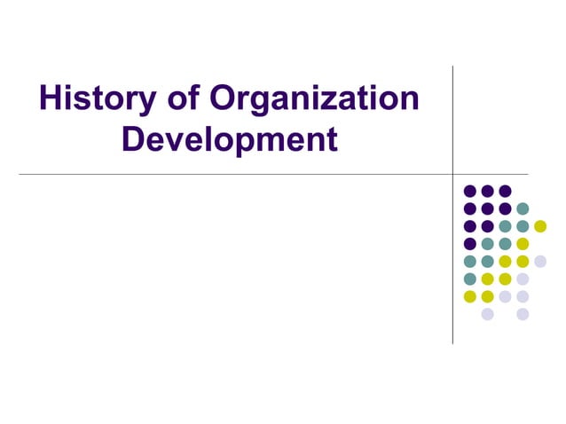 History+of+od | PPT