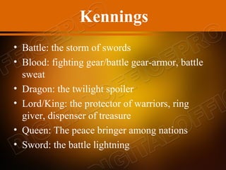 History of old english and american literature | PPT