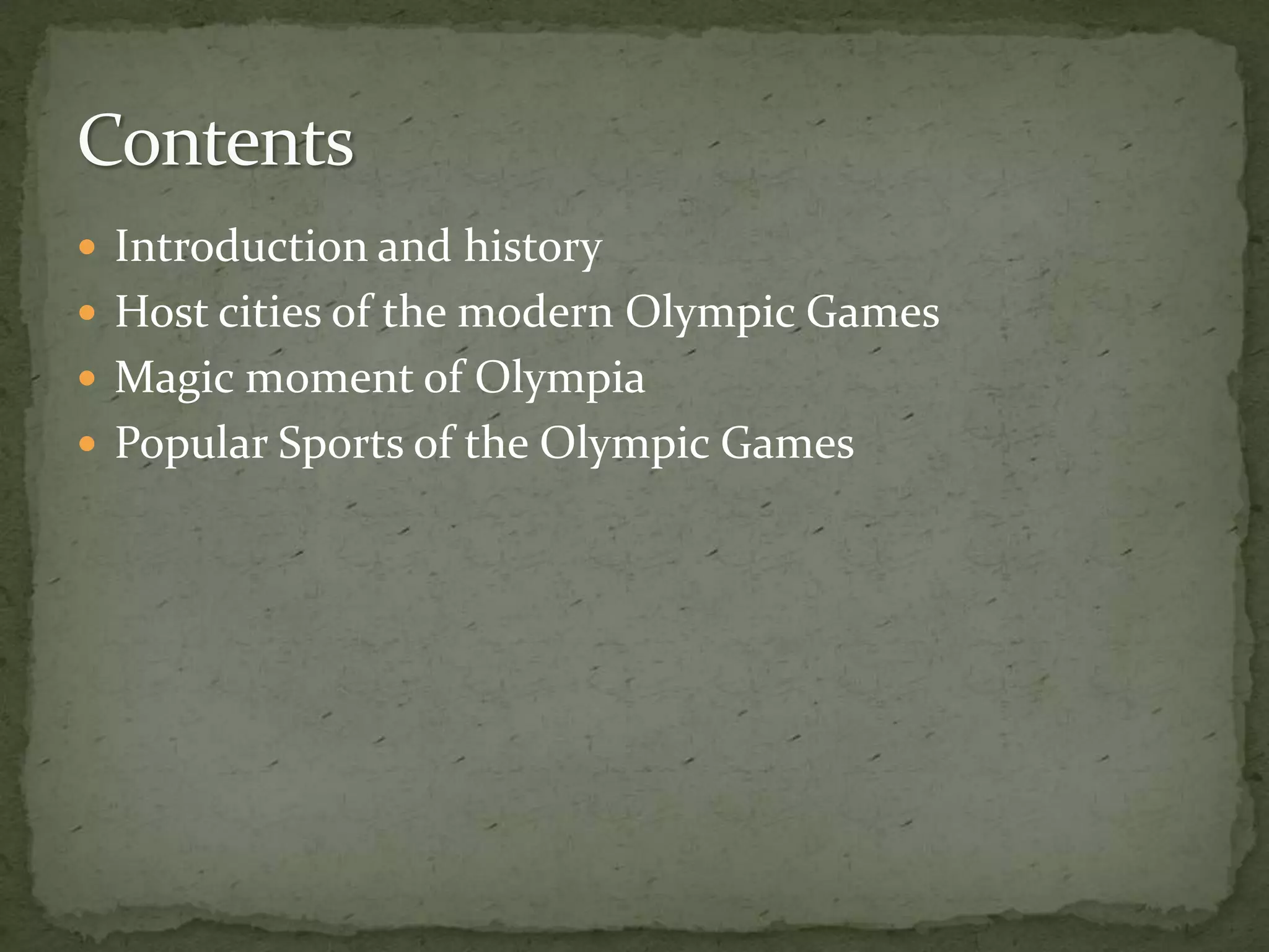History of olympic | PPTX