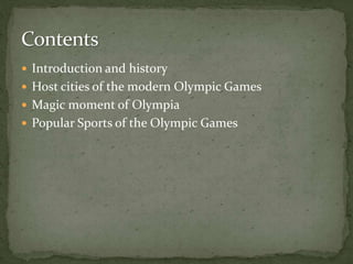 History of olympic | PPTX